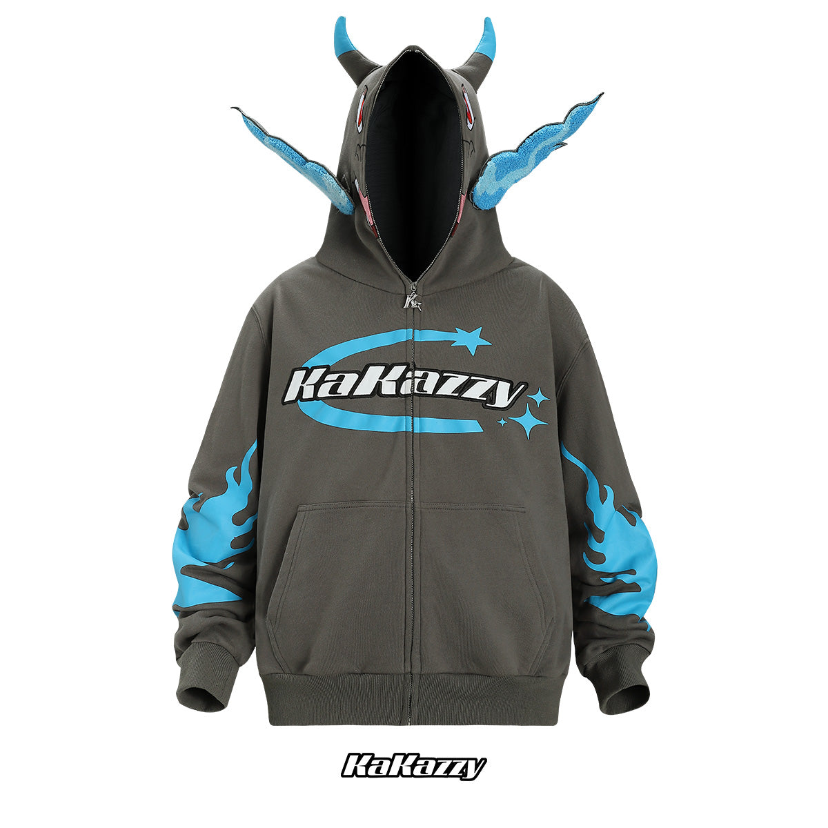 kakazzy Full Zip Hoodie DarkGray