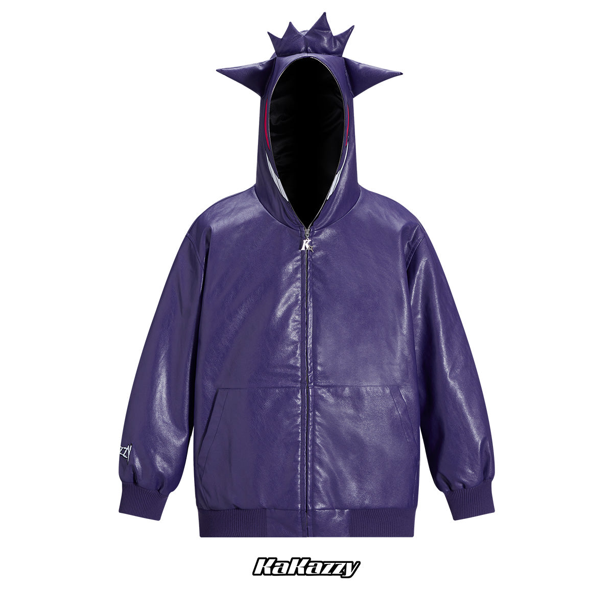 Kakazzy Leather Jacket Purple – kakazzy