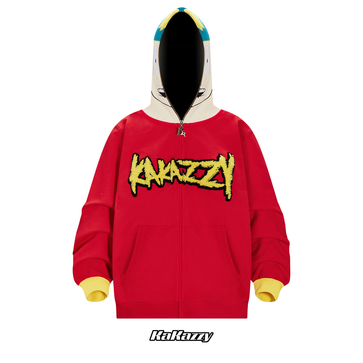 Kakazzy Full Zip Hoodie Red – kakazzy