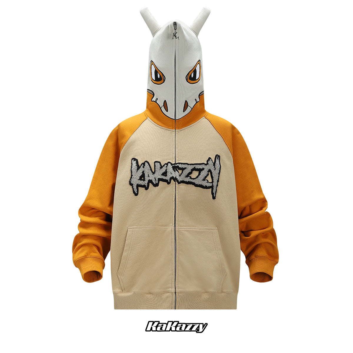 Kakazzy Full Zip Hoodie Khaki – kakazzy