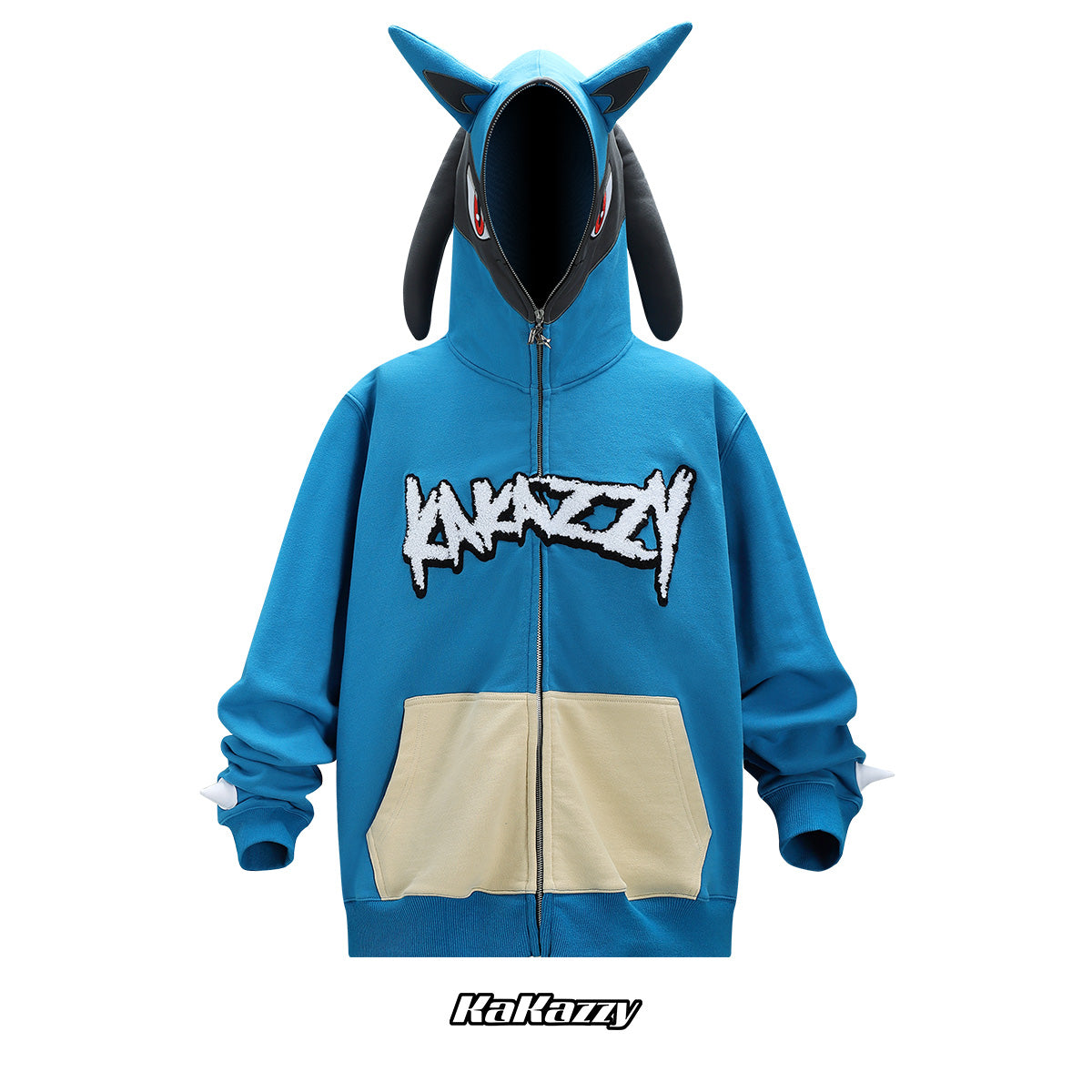 Kakazzy Full Zip Hoodie Blue – kakazzy